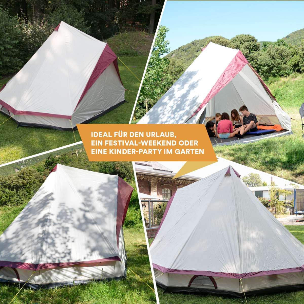 Skandika Tente Tipi Comanche 400 | MAX Trader GmbH